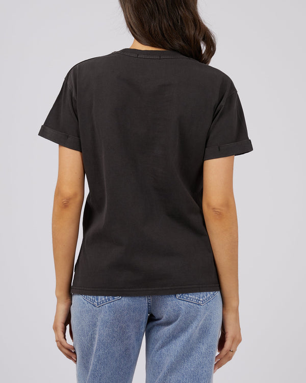 Aae Washed Tee Washed Black - Edge Clothing
