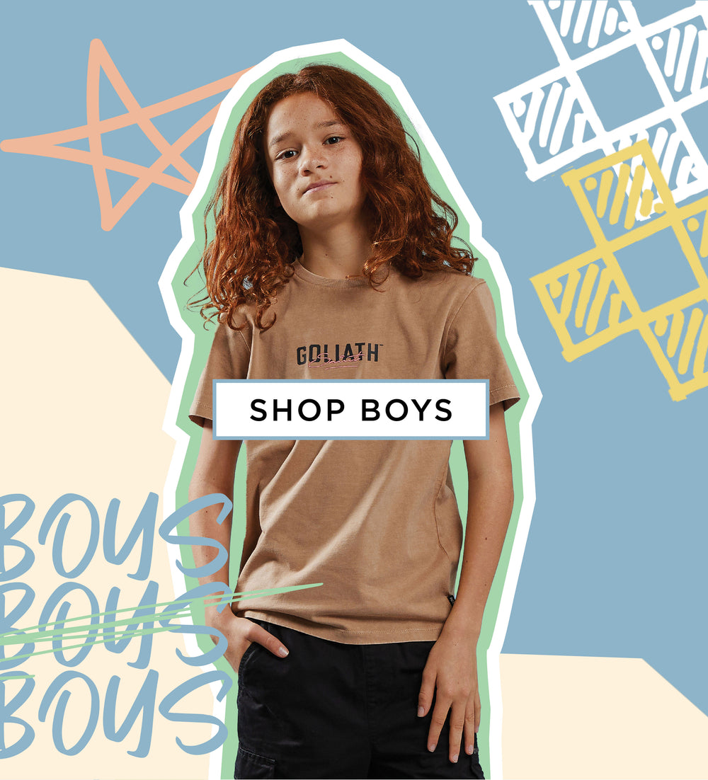 Kids Landing Page - Edge Clothing