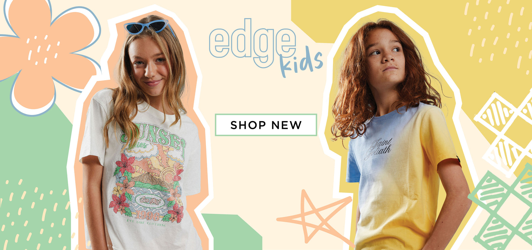 Kids Landing Page - Edge Clothing