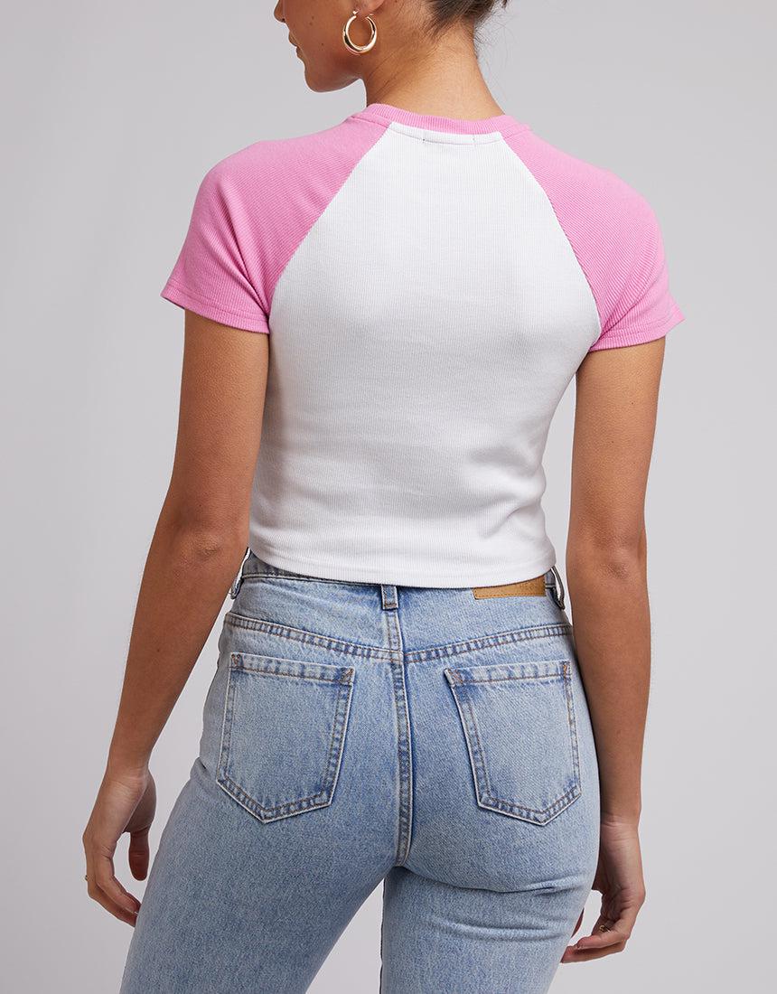 Contrast Tee Bright Pink | Buy Online | Edge Clothing