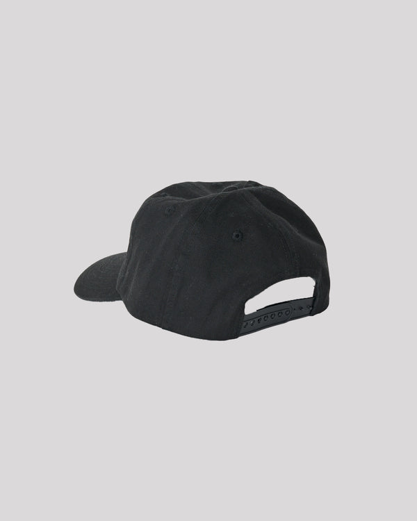 Slanted Low Pro Cap Black Red - Edge Clothing